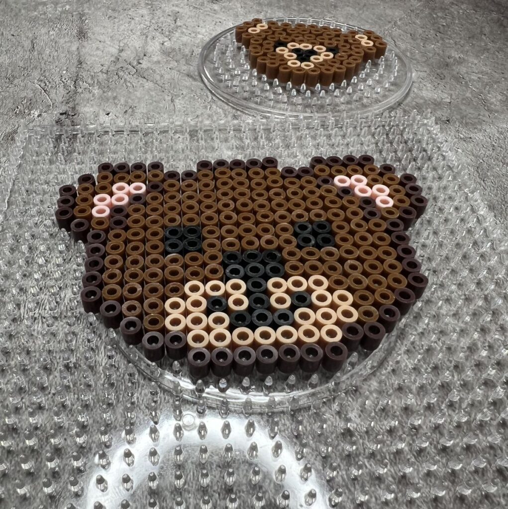 🐻 Bär aus Bügelperlen basteln - Homemadery