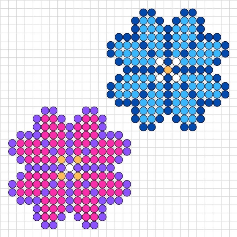 🌸 Blumen aus Bügelperlen basteln - Homemadery