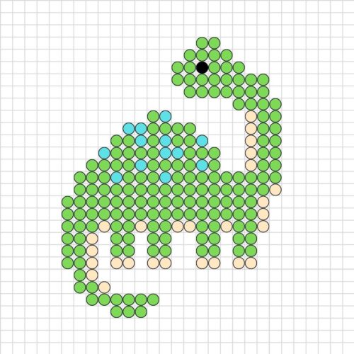 Bugelperlen Vorlagen Dino Kostenlos