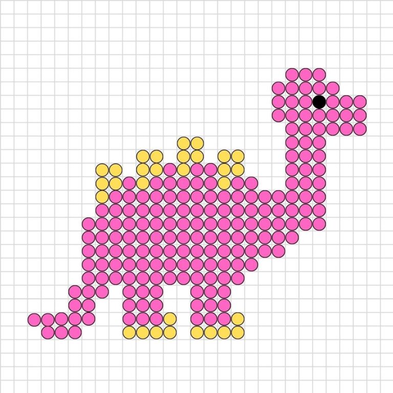 Bugelperlen Vorlagen Dino Kostenlos