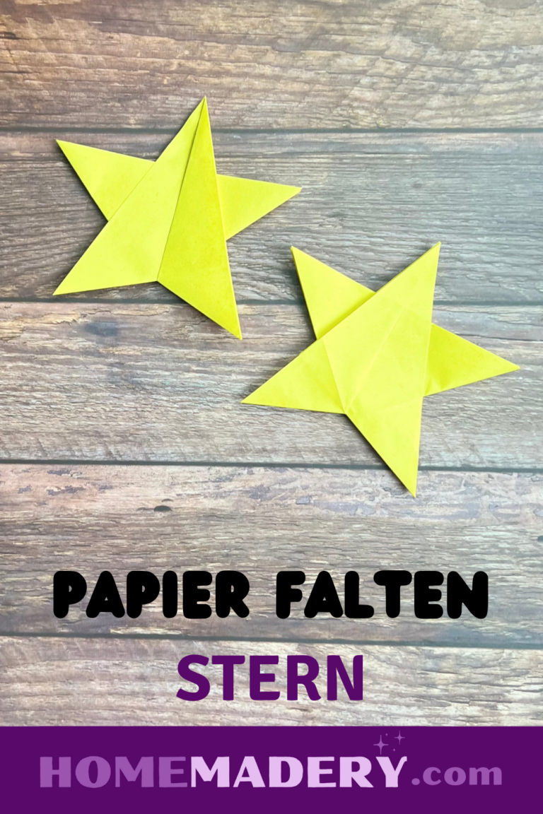 Basteln Papier Stern