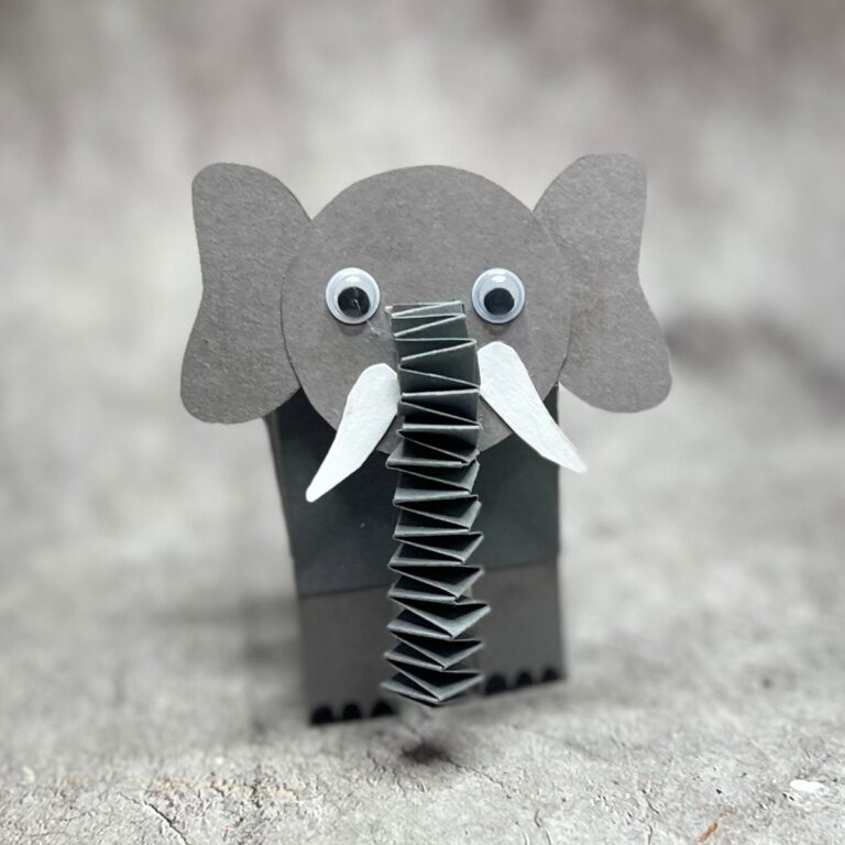 Elefant mit Hexentreppen basteln - Homemadery