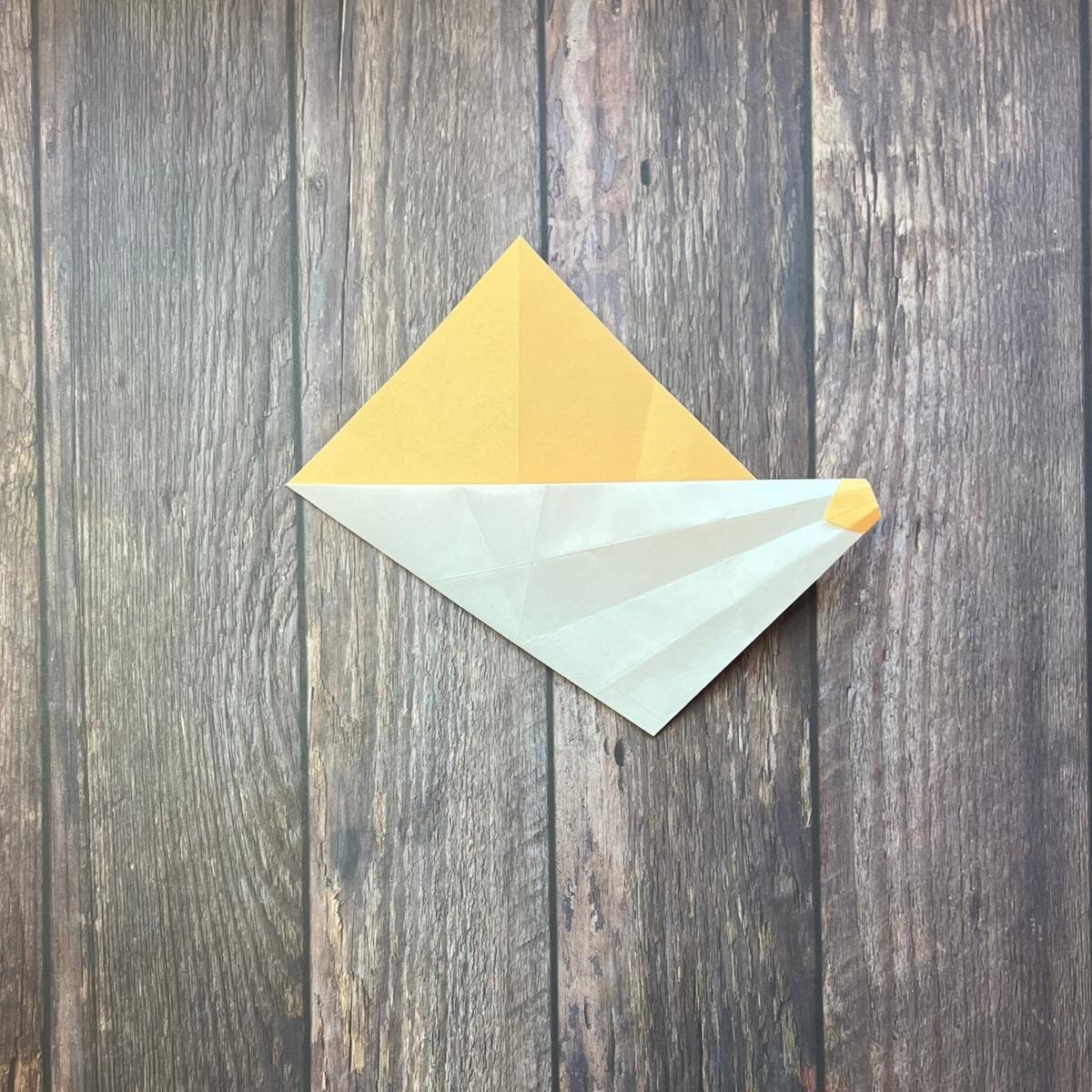 Origami-Gans aus Papier falten - Homemadery