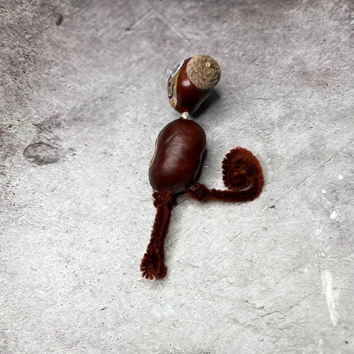 Kastanien-Affen basteln - Homemadery